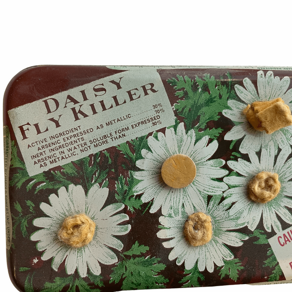 Vintage "Daisy Fly Killer" insecticide tin (c 1920s) – Selective Salvage