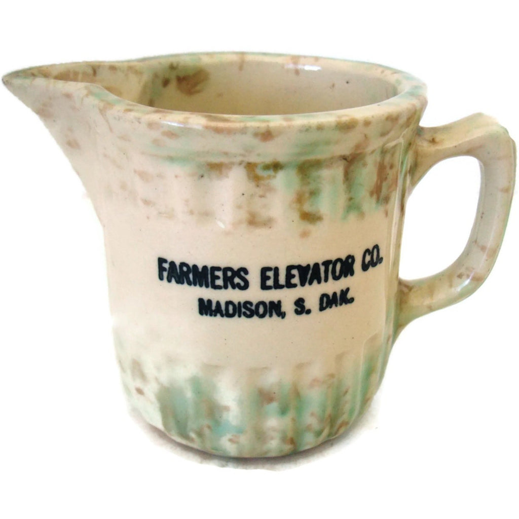 Antique spatterware country store pitcher, Madison SD - RESERVED FOR K ...